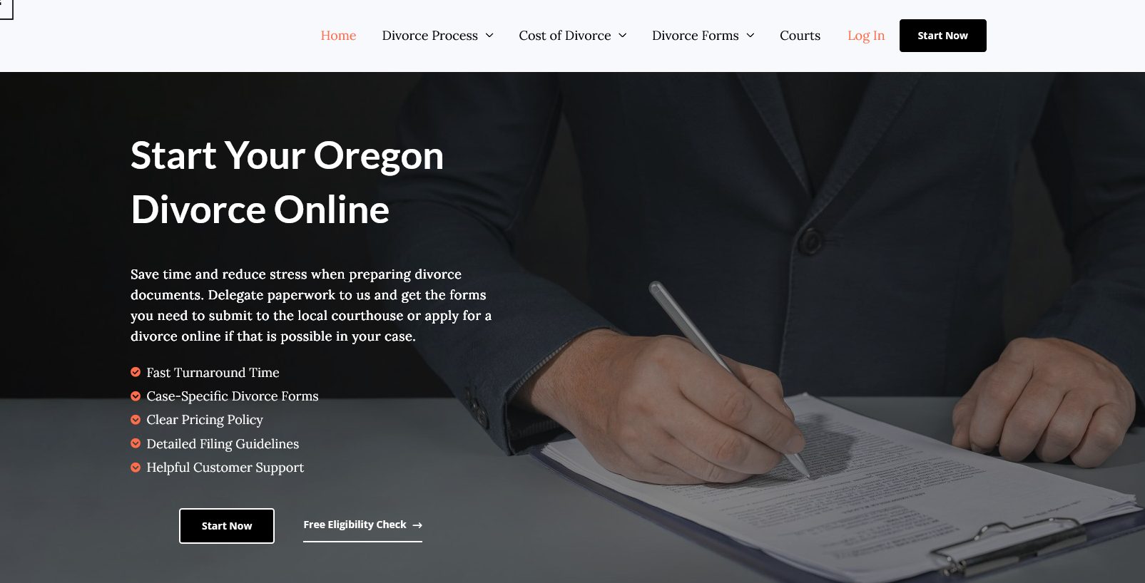 Oregon Online Divorce: Cheap & Quick Filing for Divorce in OR